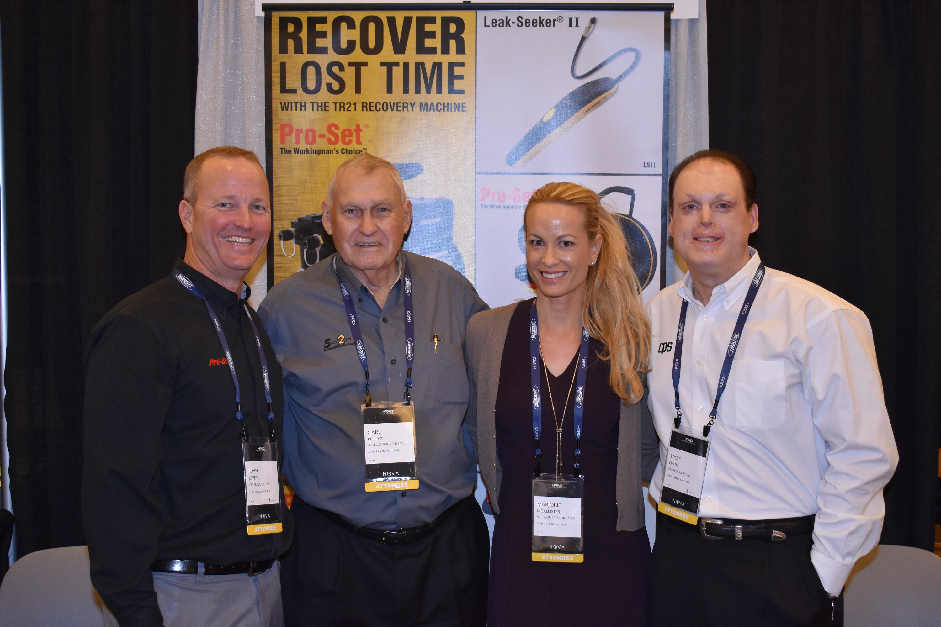 John Jeffers, Carl Pollex, Marjorie McAllister and Troy Evans with CPS ...