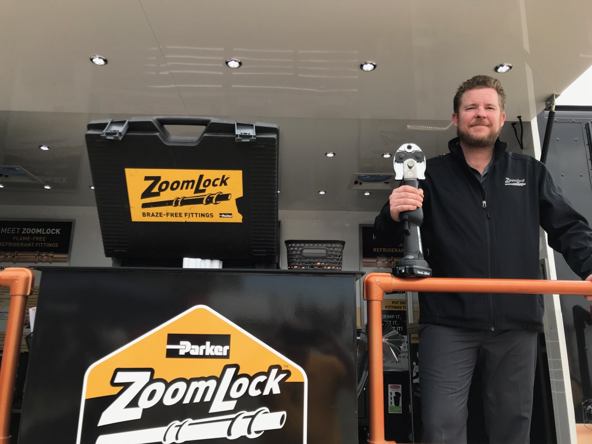 JT Heyden with the Parker Zoomlock | Air Conditioning Today
