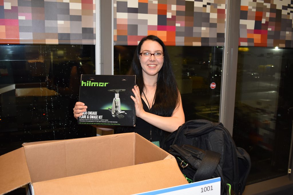 Scholarship Award Winner Janet Gibbons receives her tools package | Air ...